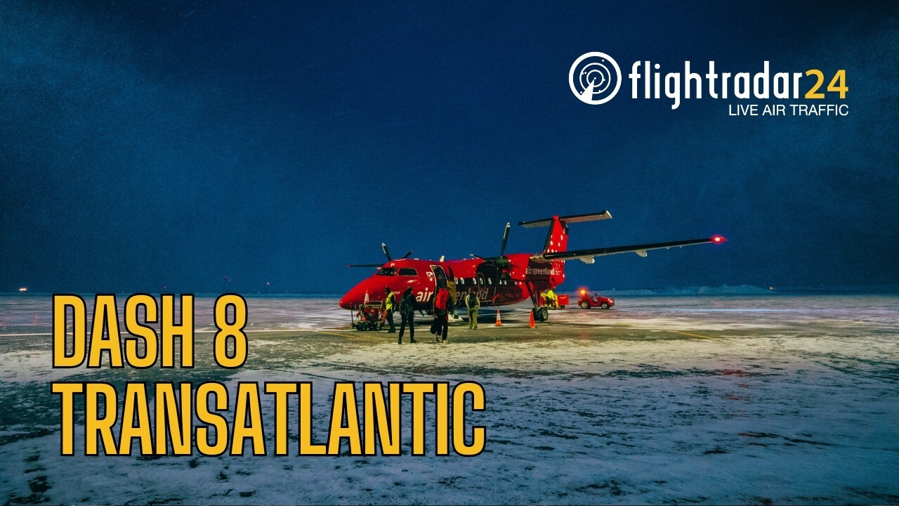 3 hours (transatlantic!) in the Dash 8 cockpit