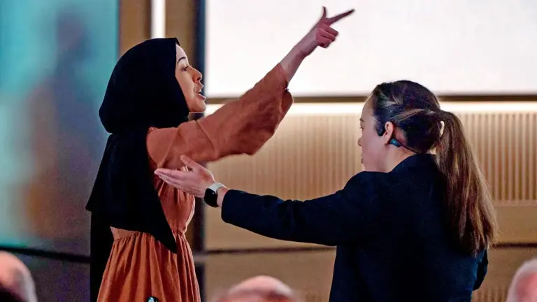 Microsoft employees protest at its 50th anniversary party over Israel ...