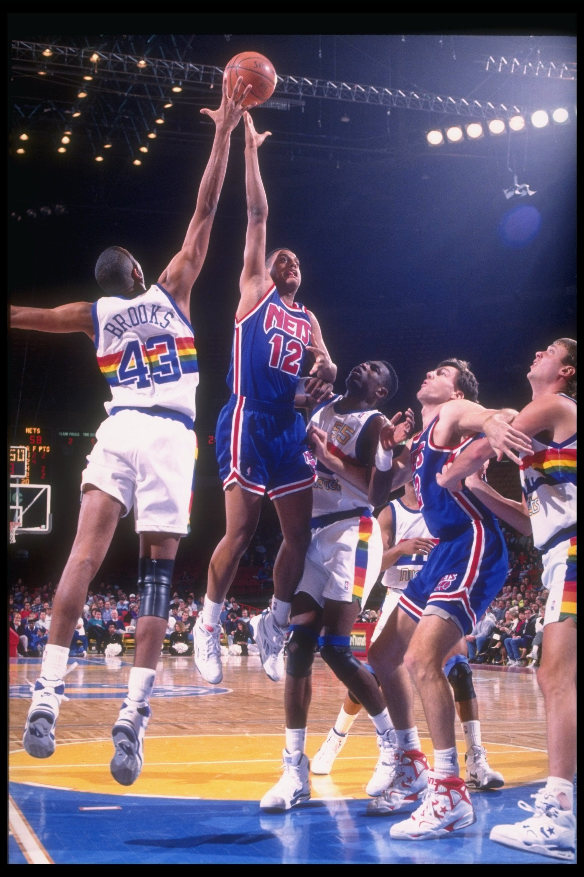 Brooklyn Nets jersey history No. 12 - Tate George (1990-93)