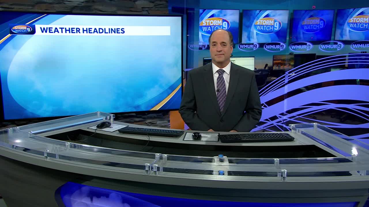 Video: Morning showers to start Sunday before a mild evening