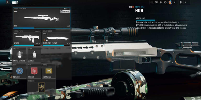 Best HDR Loadout In Call Of Duty: Warzone