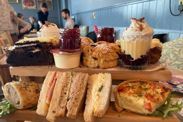 I tried Kenyon Hall Farm’s afternoon tea and it was full of sweet and ...