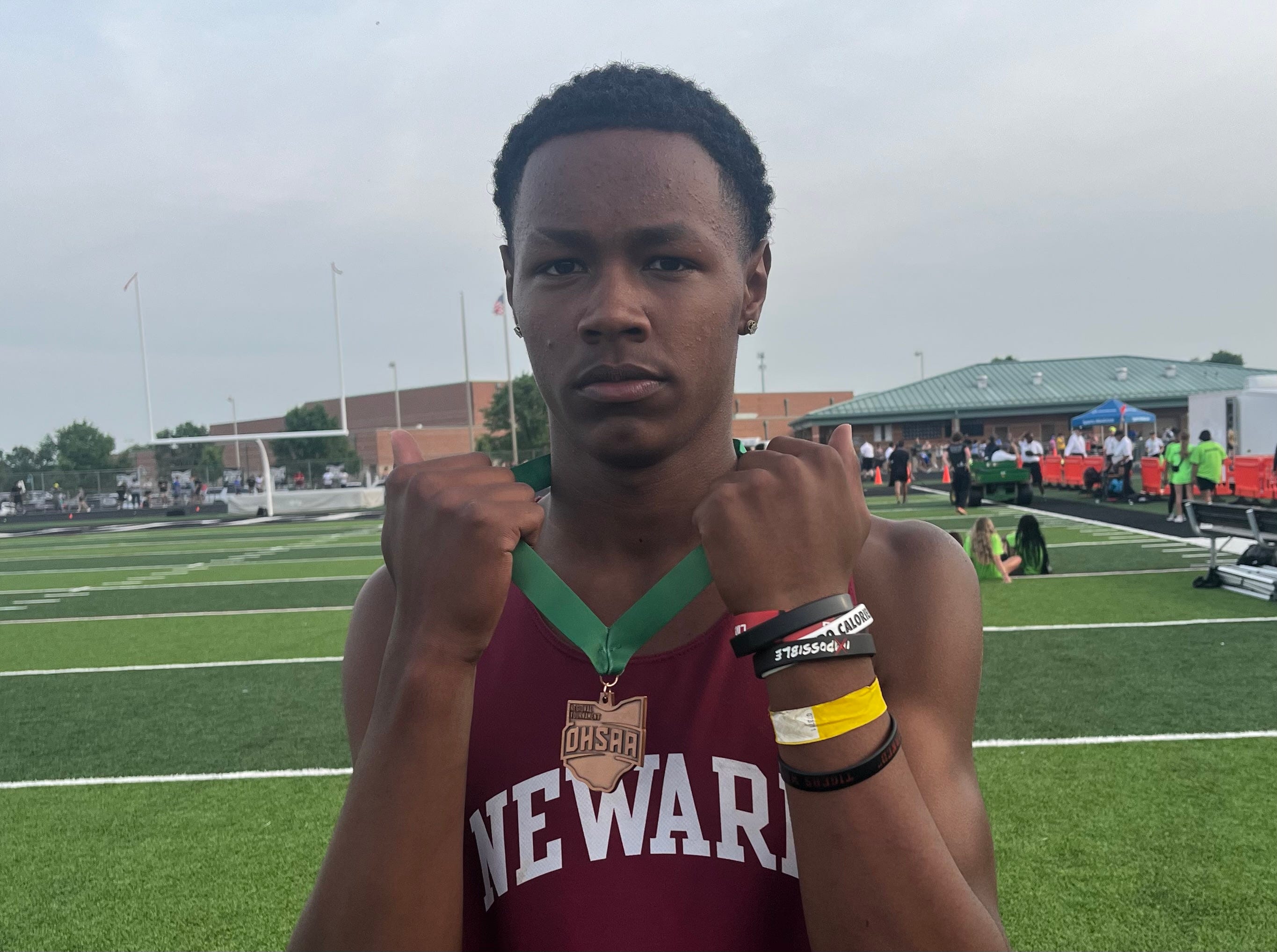 Roundup: Newark's Taylor leaps to long jump win in home invite