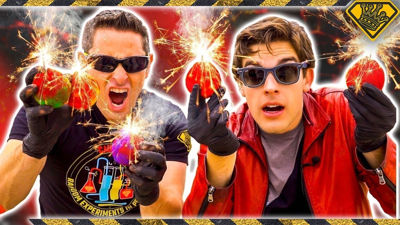 Mad Science: Real Life Mario Fireballs With Popular Gamer