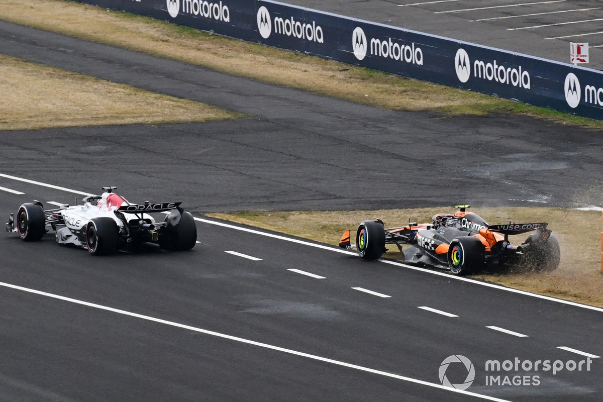 "Max is the last guy I expect to give me any space," says Norris of pit ...