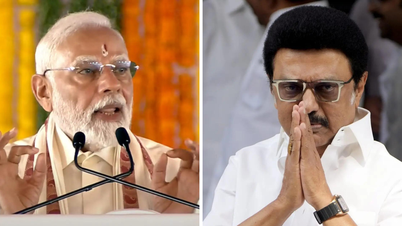 'At least put your signature in Tamil': PM Modi takes shot at DMK govt ...