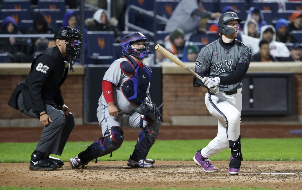 Mets’ Brett Baty struggling at plate despite hitting the ball harder