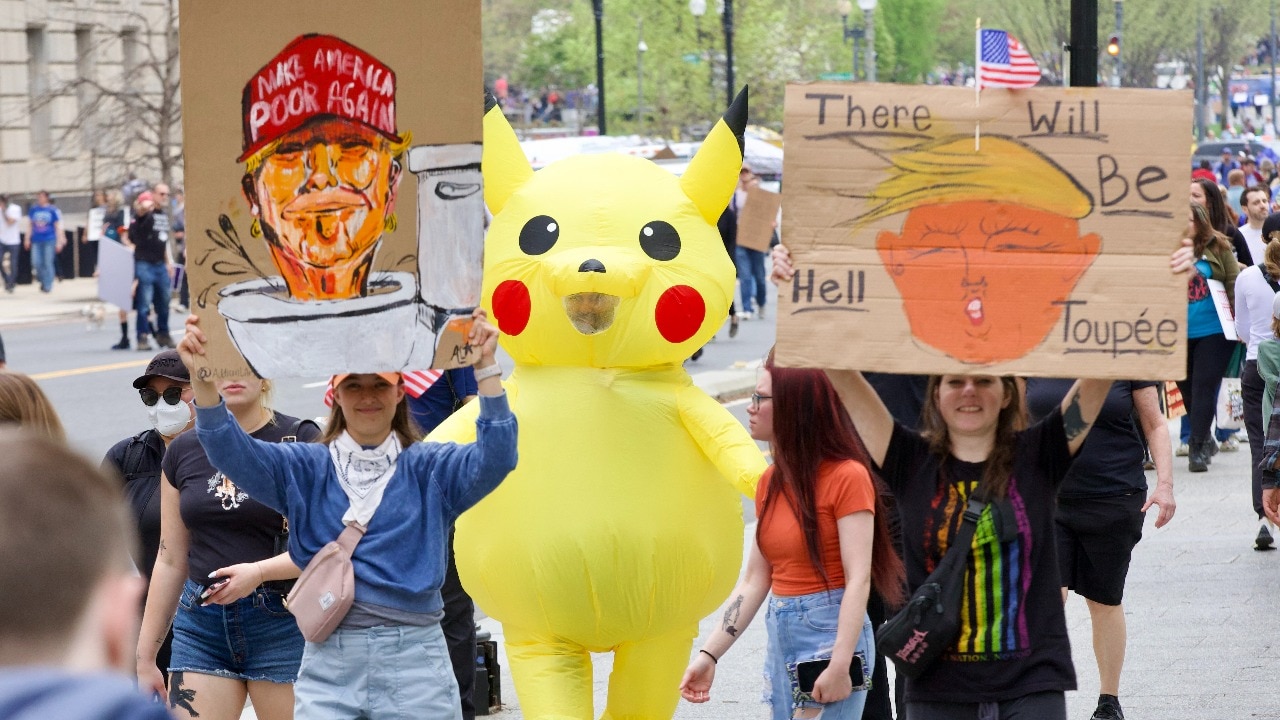 After Turkey, Pikachu steals the thunder in ‘Hands Off!' protests ...