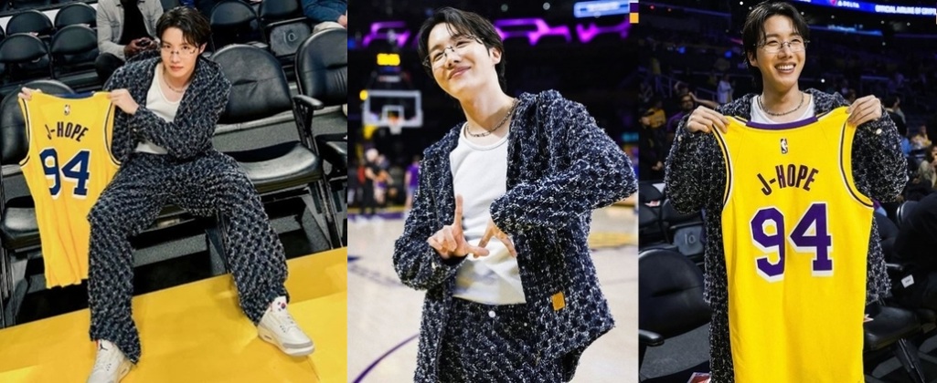 BTS 제이홉(94년), 얼굴 반 가렸는데 존재감은 두 배...가방에선 돈 냄새