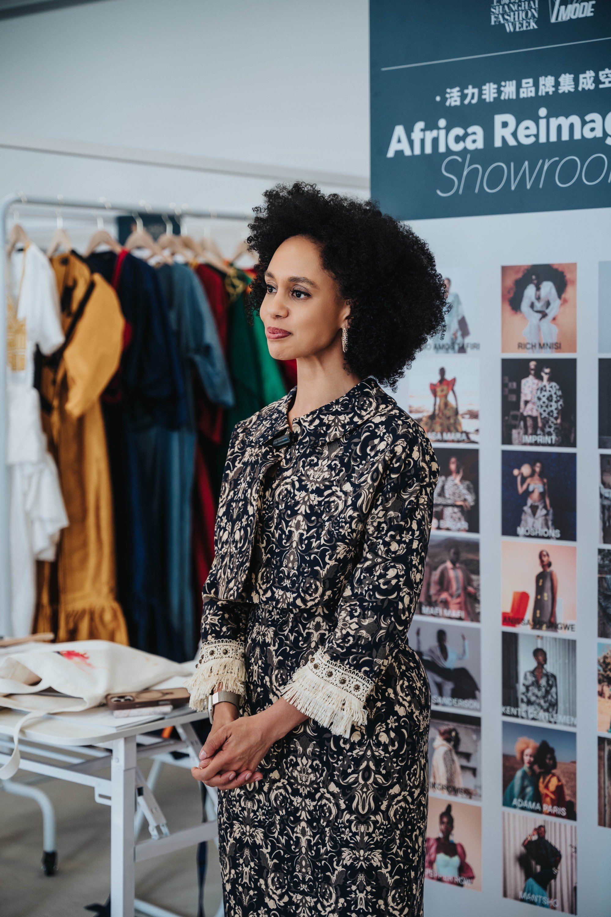 African designers strike a pose at Shanghai Fashion Week as Chinese ...