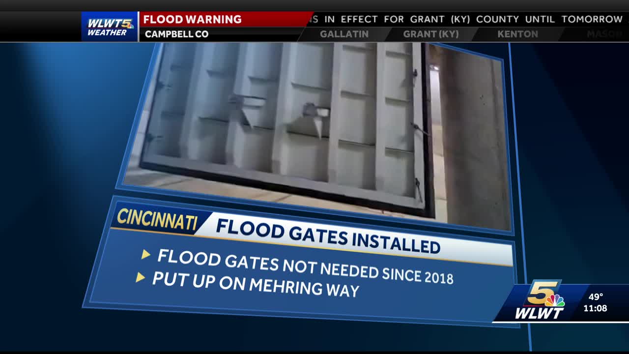 Flood gates go up in Cincinnati as Ohio River set to reach highest ...