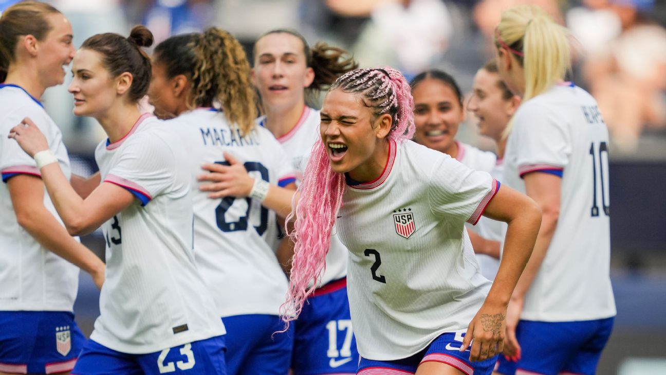 'World-class' Rodman shows why she is USWNT's next superstar