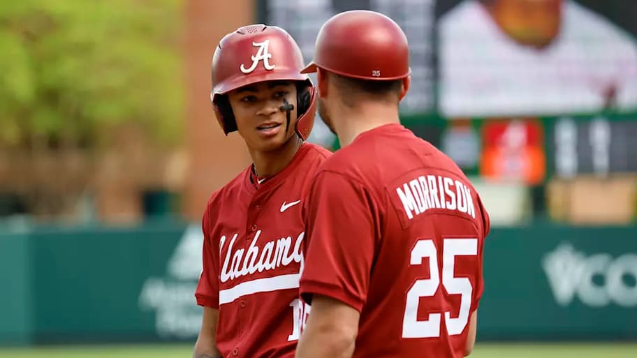 Alabama Baseball Splits Saturday Doubleheader at Auburn, Drops Series