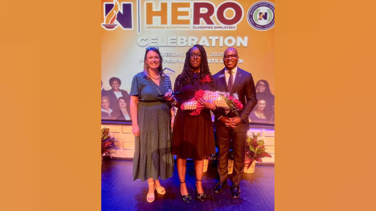 Newton Co. Schools recognizes employee as ‘HERO of the Year’