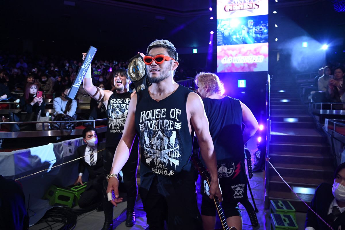 【新日本】SANADA裏切り劇でH.O.T加入、BULLET CLUB内に激震を引き起こす！EVIL「話はできてんだよ」