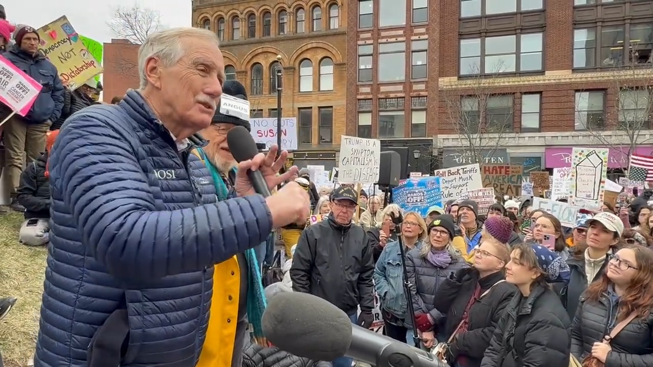 'The Most Serious Assault On Our Constitution': Angus King Sounds The ...