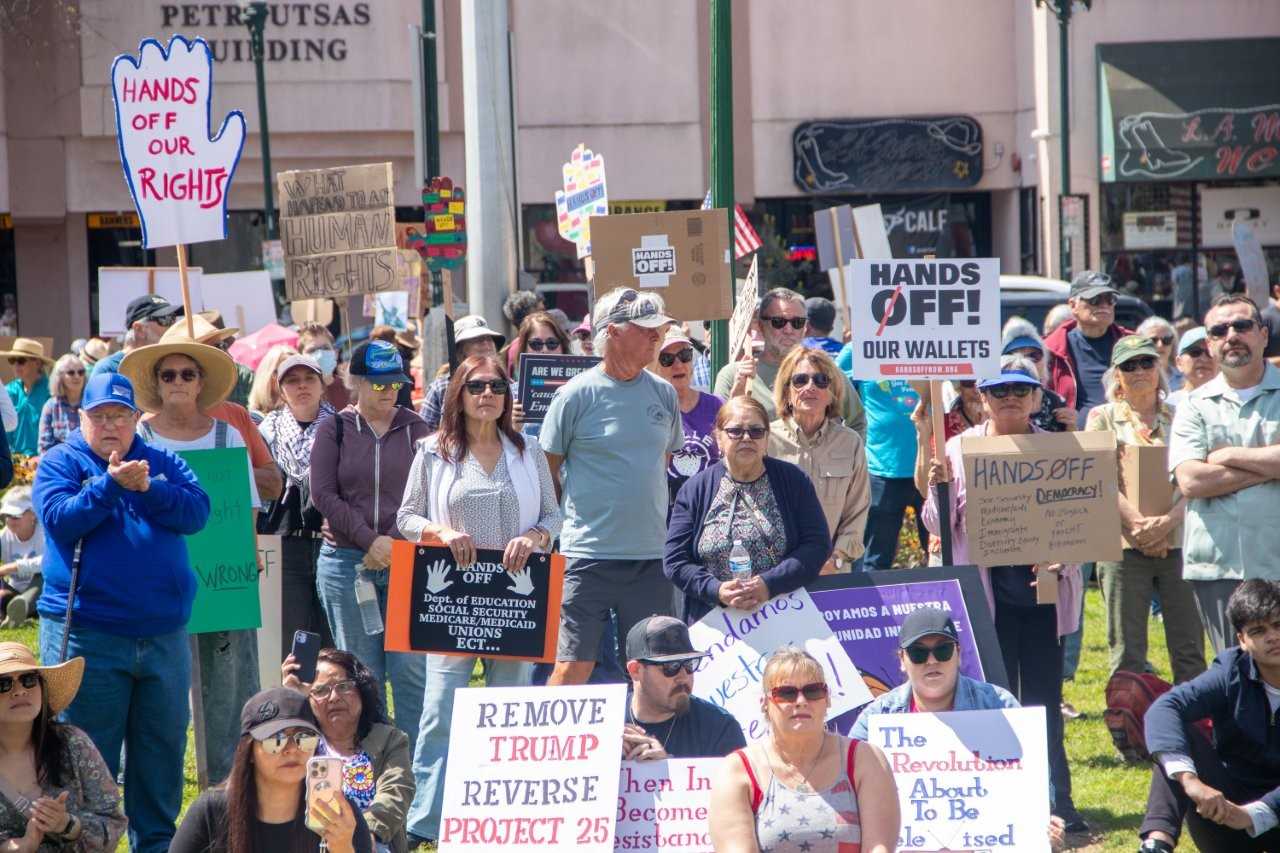 'Hands Off' protests from across the Central Coast
