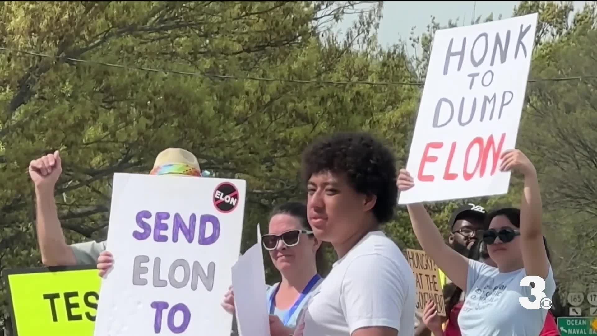 Protests across nation, including Norfolk, oppose Trump administration ...