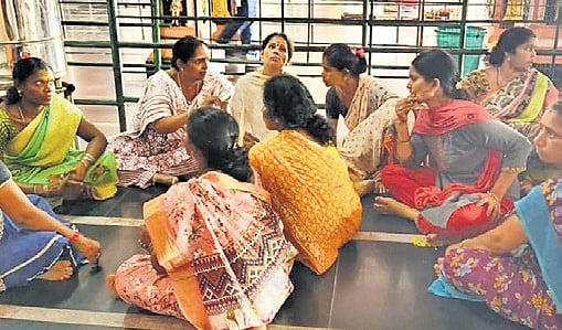 14 months of unpaid wages: Arasavalli temple outsourcing staff stage ...