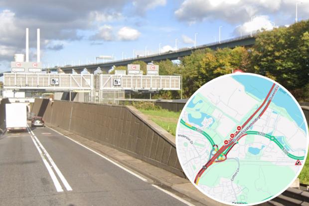 Closure of one Dartford Tunnel sees drivers face hours of delays