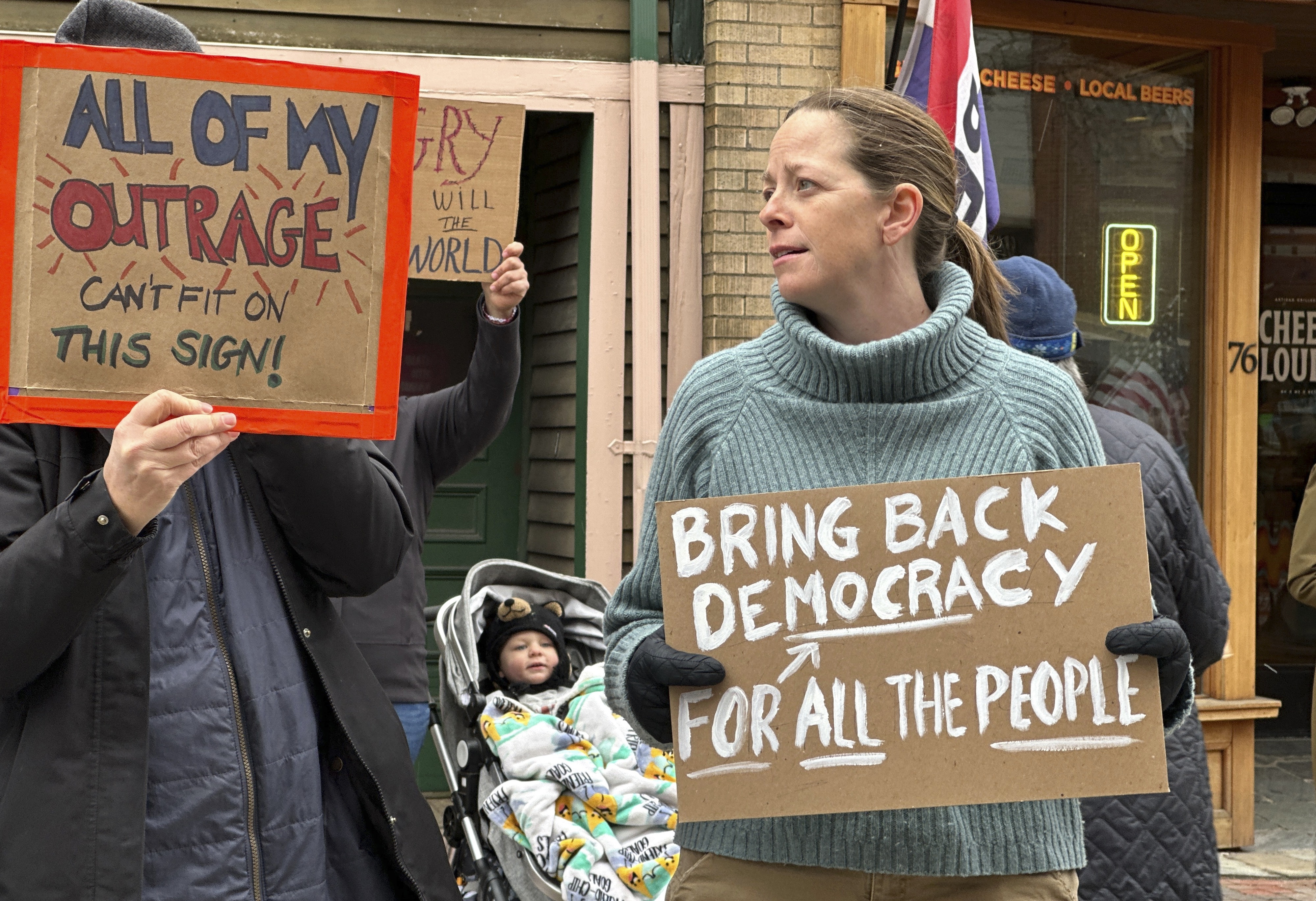 How 'Hands Off!' Protest Signs Mocked Donald Trump, Elon Musk Penguins ...