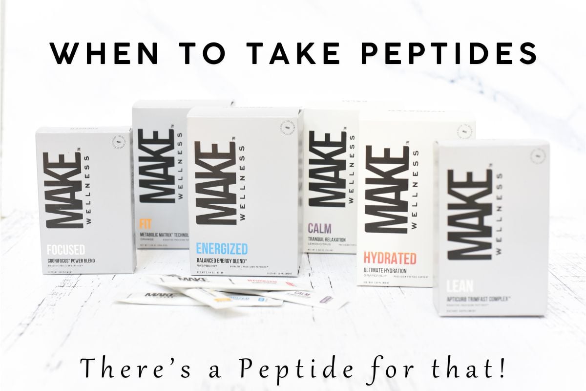 Your Daily Schedule for MAKE Wellness Peptide Supplements