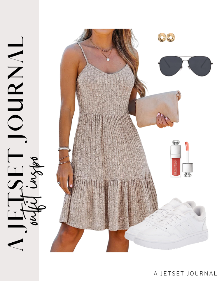 Dresses and White Sneakers: The New Outfit Combo for Spring