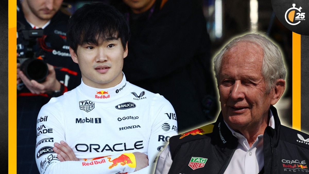 ¿Bien o mal? Así reaccionó Helmut Marko al debut de Yuki Tsunoda en Red ...