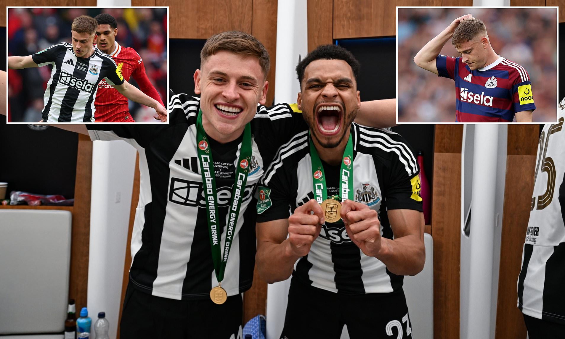 Harvey Barnes claims he had 'mixed emotions' over Newcastle's Carabao ...