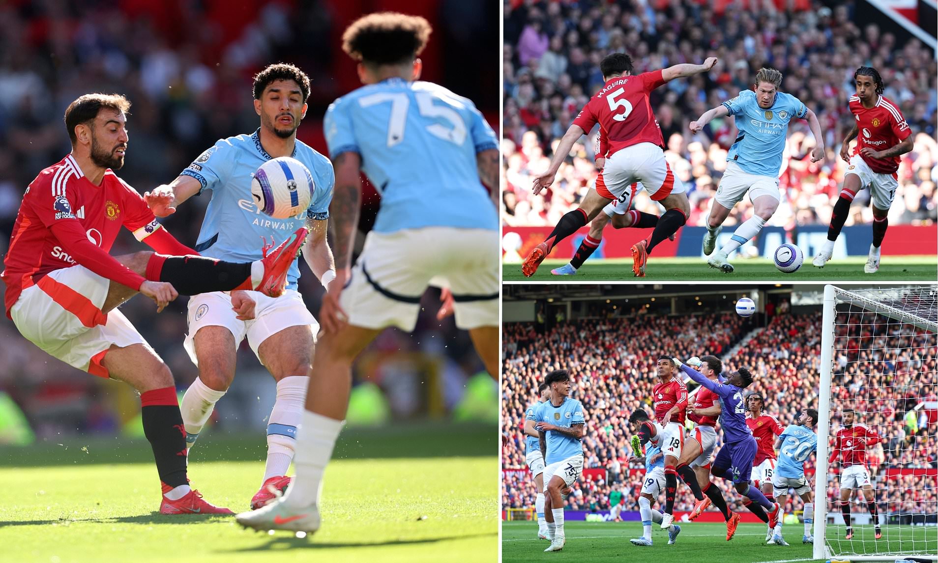 Man United 0-0 Man City: Pep Guardiola's men miss the chance to go ...