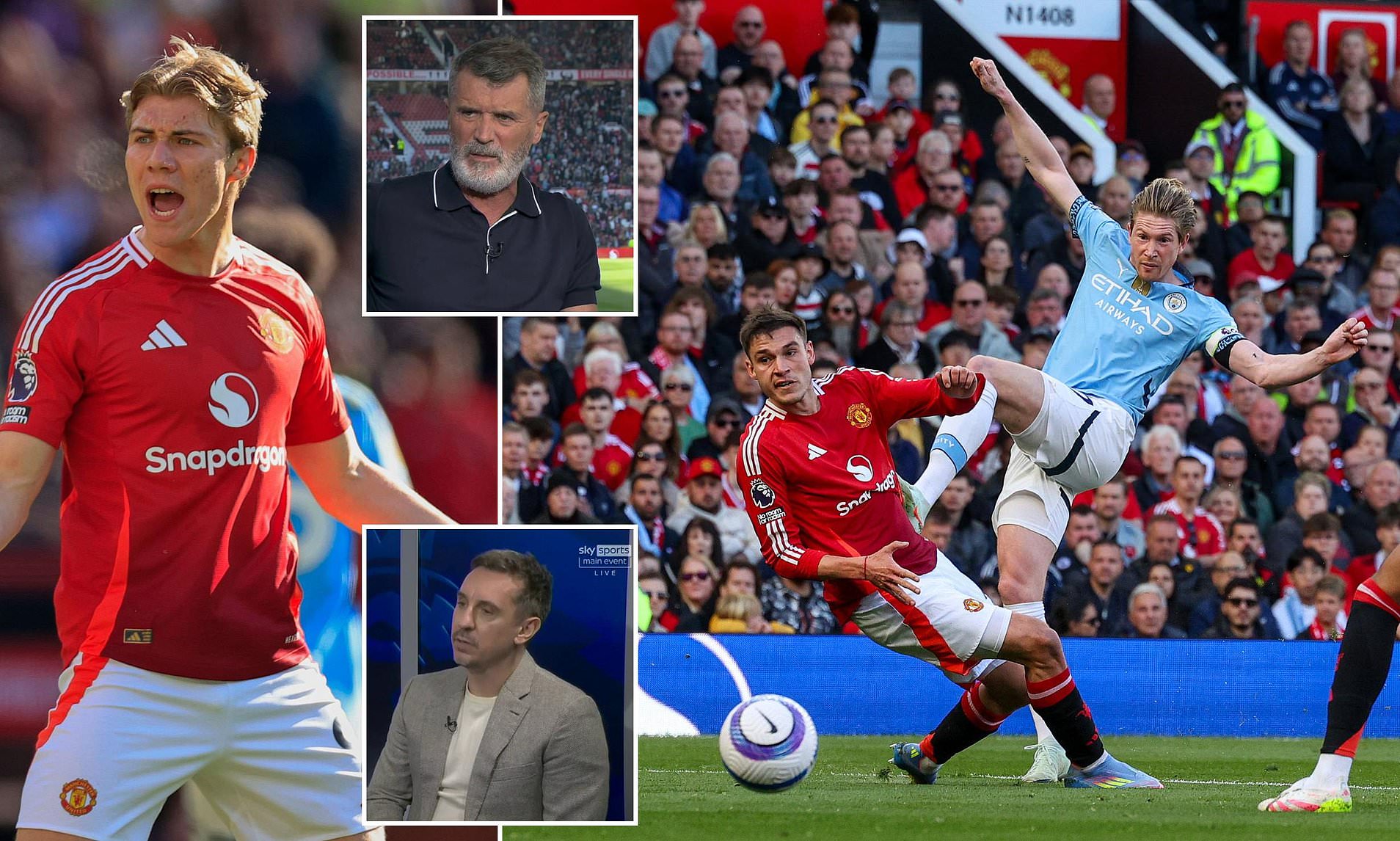 Gary Neville and Roy Keane rip into 'friendly' Manchester derby after ...