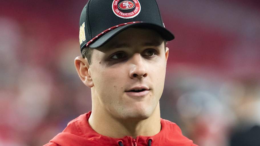 Tan Brock Purdy looks relaxed with wife Jenna amid 49ers contract drama ...