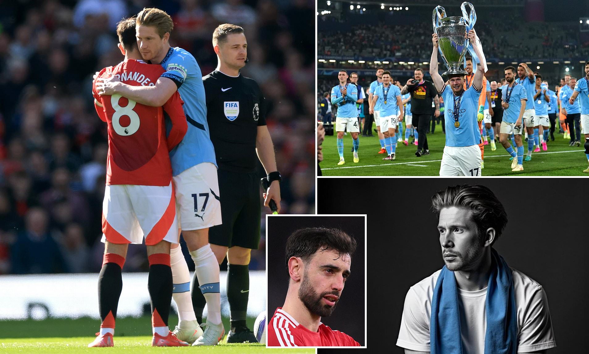 Man United captain Bruno Fernandes pays glowing tribute to Kevin De ...