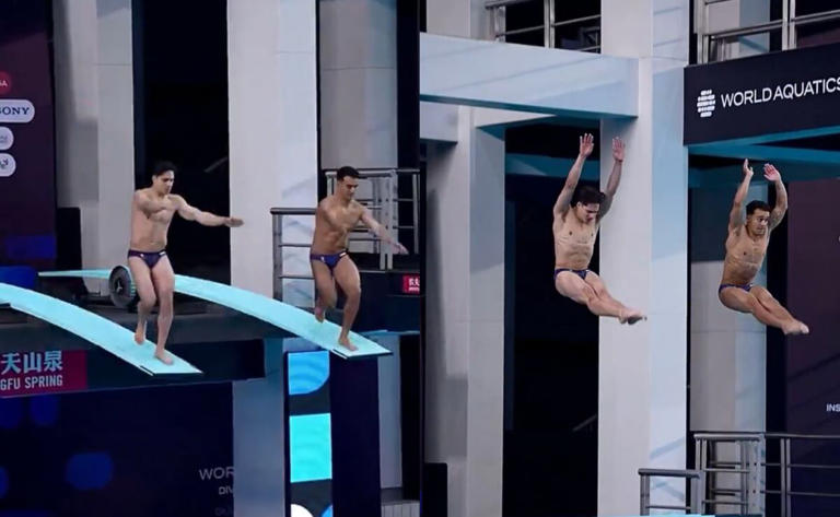 Oro mexicano en la Copa del Mundo de Clavados en Guadalajara; Celaya y Olvera lo ganan en ...