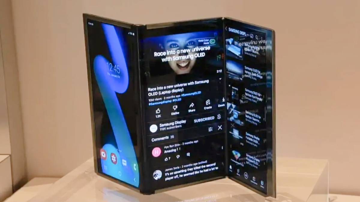 Samsung Galaxy G Fold สมาร์ตโฟนแบบพับสามตอน อาจจะขายเฉพาะในจีนและเกาหลีใต้เท่านั้น