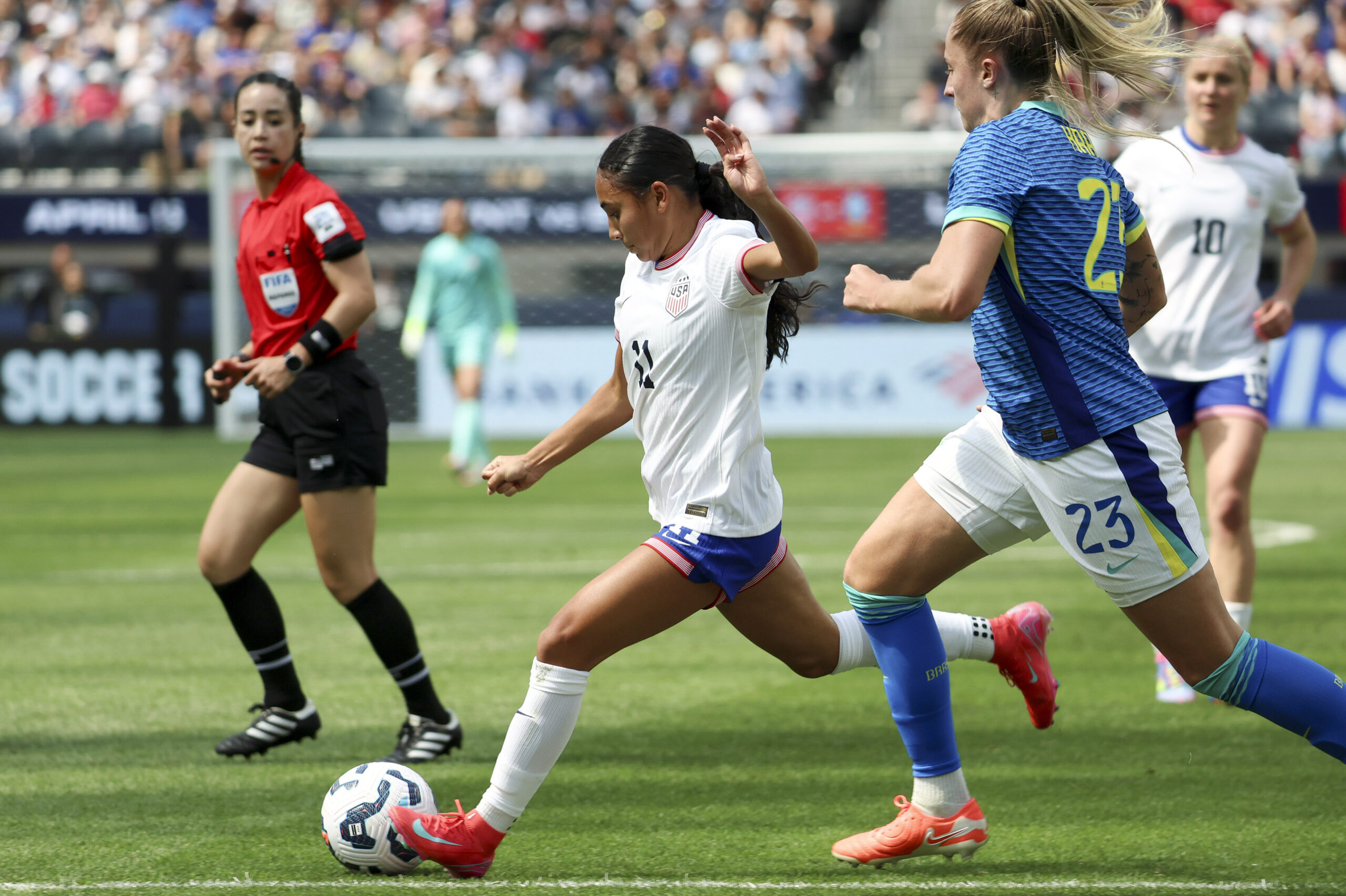 USWNT experiment proves successful in Brazil friendly