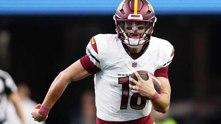 Commanders QB paid a visit to one of college football's top freshman