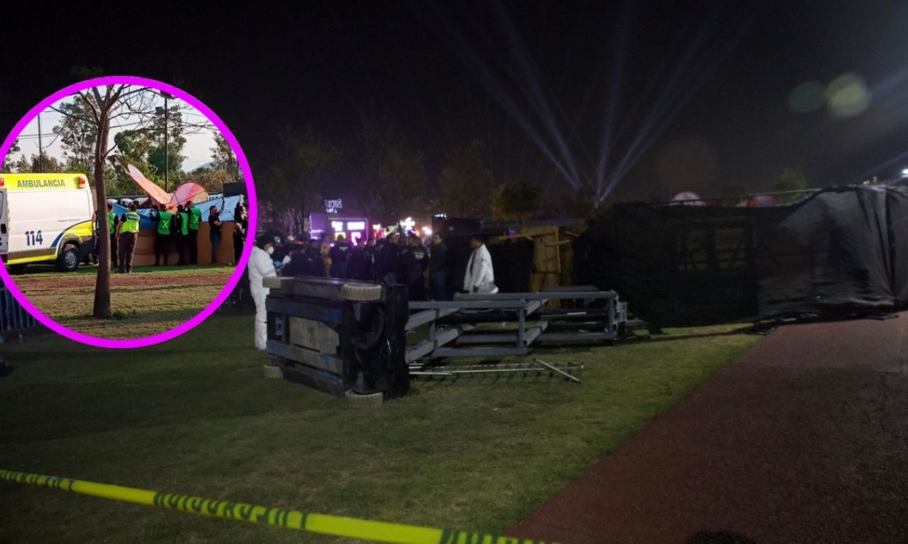 Filtran VIDEO del momento exacto en el que cae estructura metálica del ...