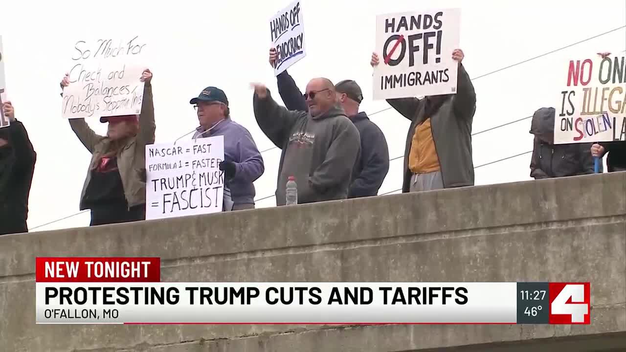 Locals turn out in solidarity with ‘Hands Off’ movement, a protest of ...