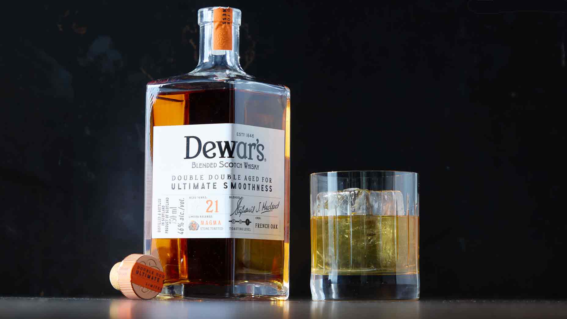 Dewar's 21-year-old Stone Toasted Scotch whisky is the first to utilize ...