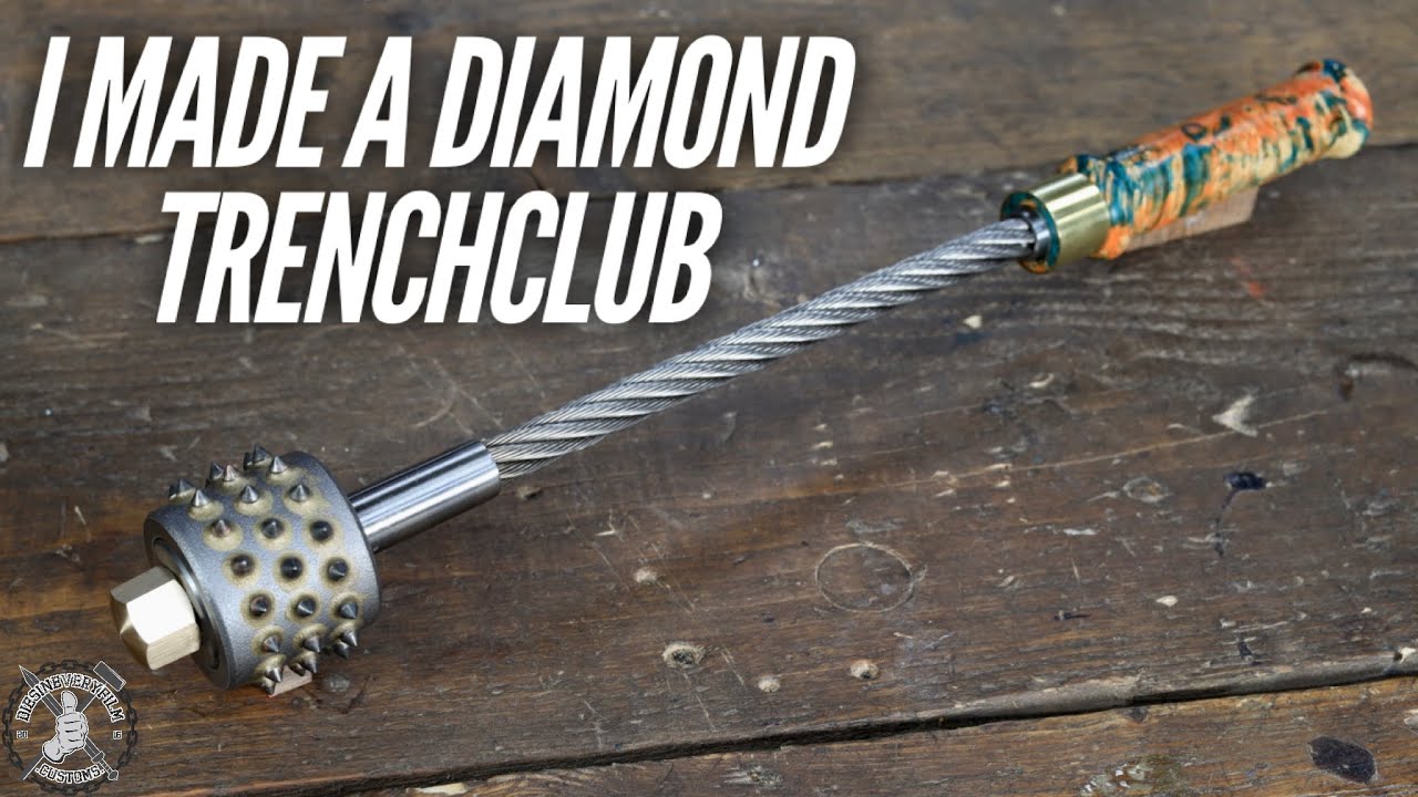 WW1 Diamond Studded Trench Raiding Club