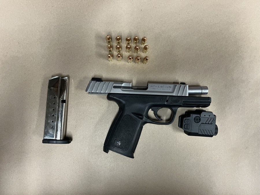 Unregistered, loaded gun found during Santa Rosa traffic stop