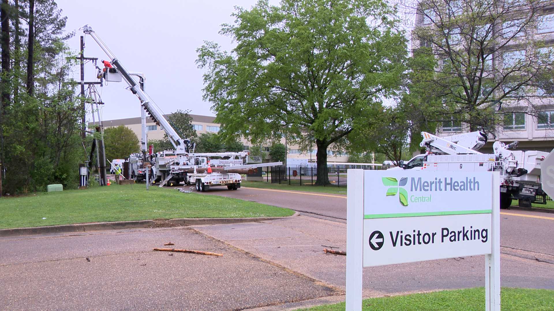 Storm damage throughout the metro