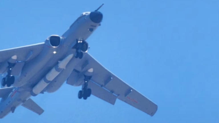 China's H-6N Bomber Spotted with Air-Launched Ballistic Missile in ...