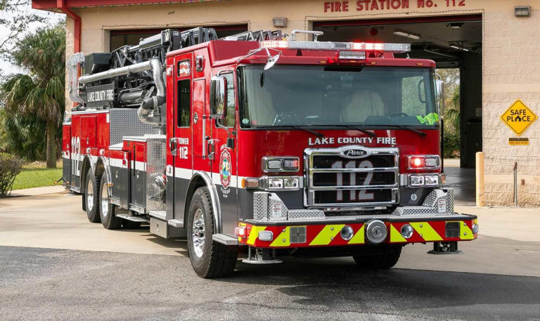 Lake County officials warn of smoke from fire at waste facility