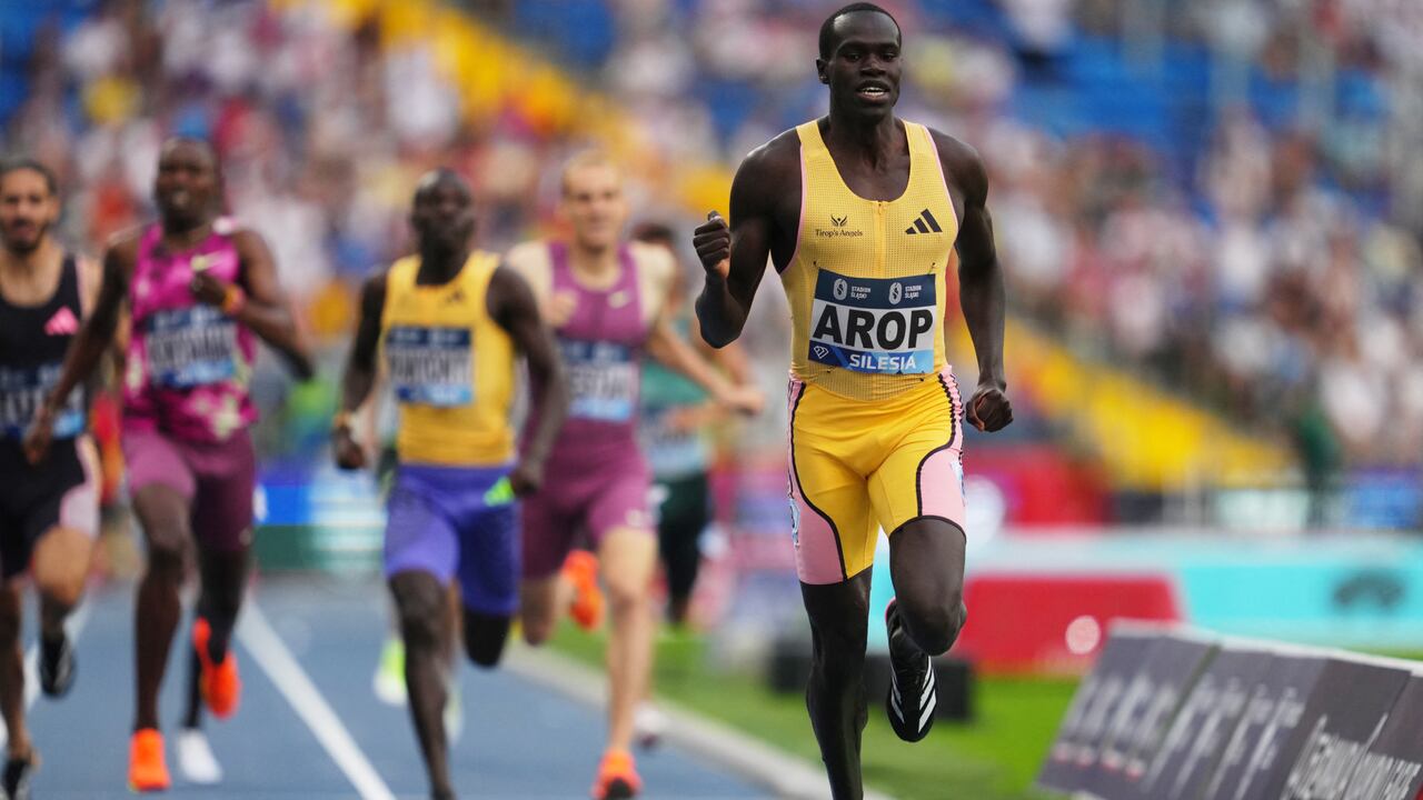 Canada's Marco Arop wins 800m at Grand Slam Track in Jamaica