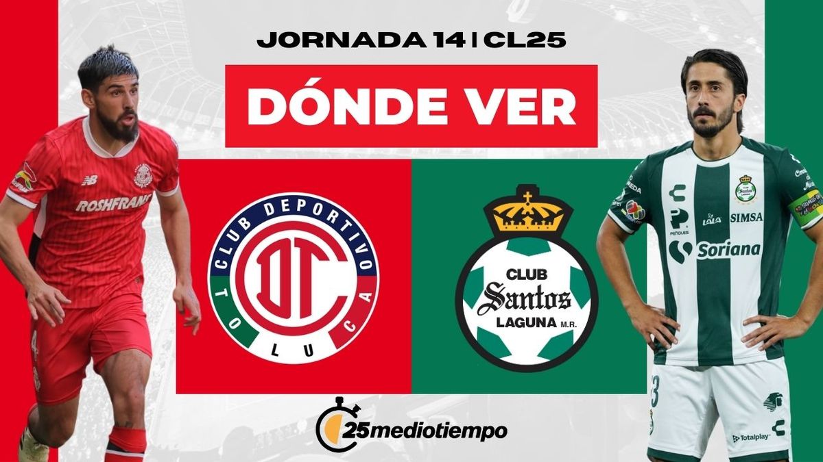 Toluca vs Santos EN VIVO. Partido de Liga MX HOY ONLINE 2025