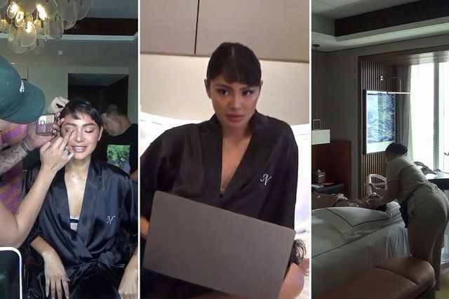 Nadine Lustre shares behind-the-scenes of ABS-CBN Ball preparation