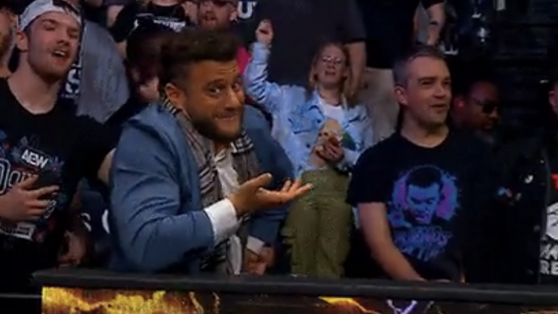 The Hurt Syndicate don’t like it, but MJF helped them keep their belts