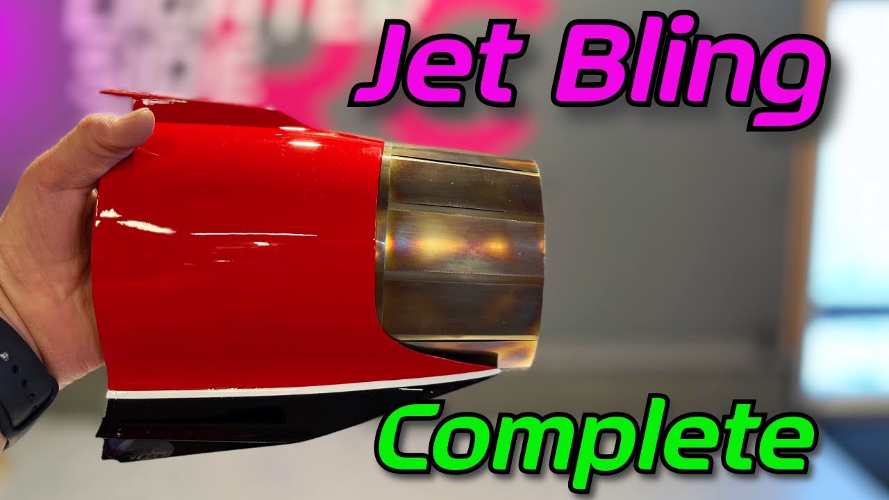 BVM Super Bandit Gets It's RC Jet Bling and Tail Worked On